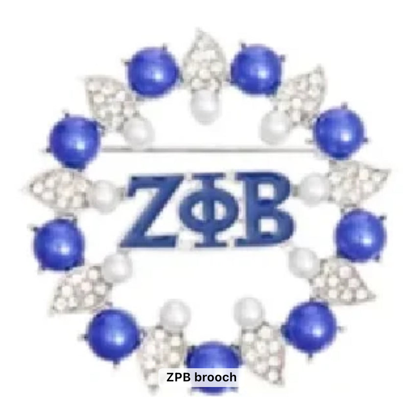 Zeta Phi Beta Inspired Brooch Pin – Chic Greek Boutique